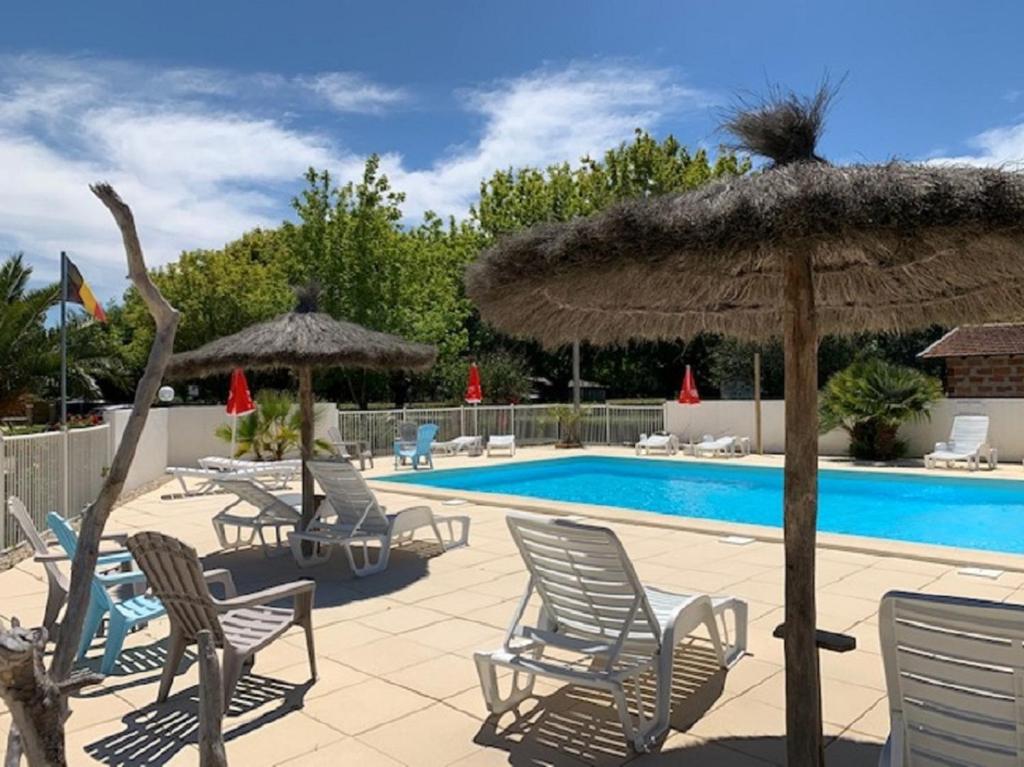 27 M² Mobilheim ∙ 2 Schlafzimmer ∙ 4 Gäste - Gironde